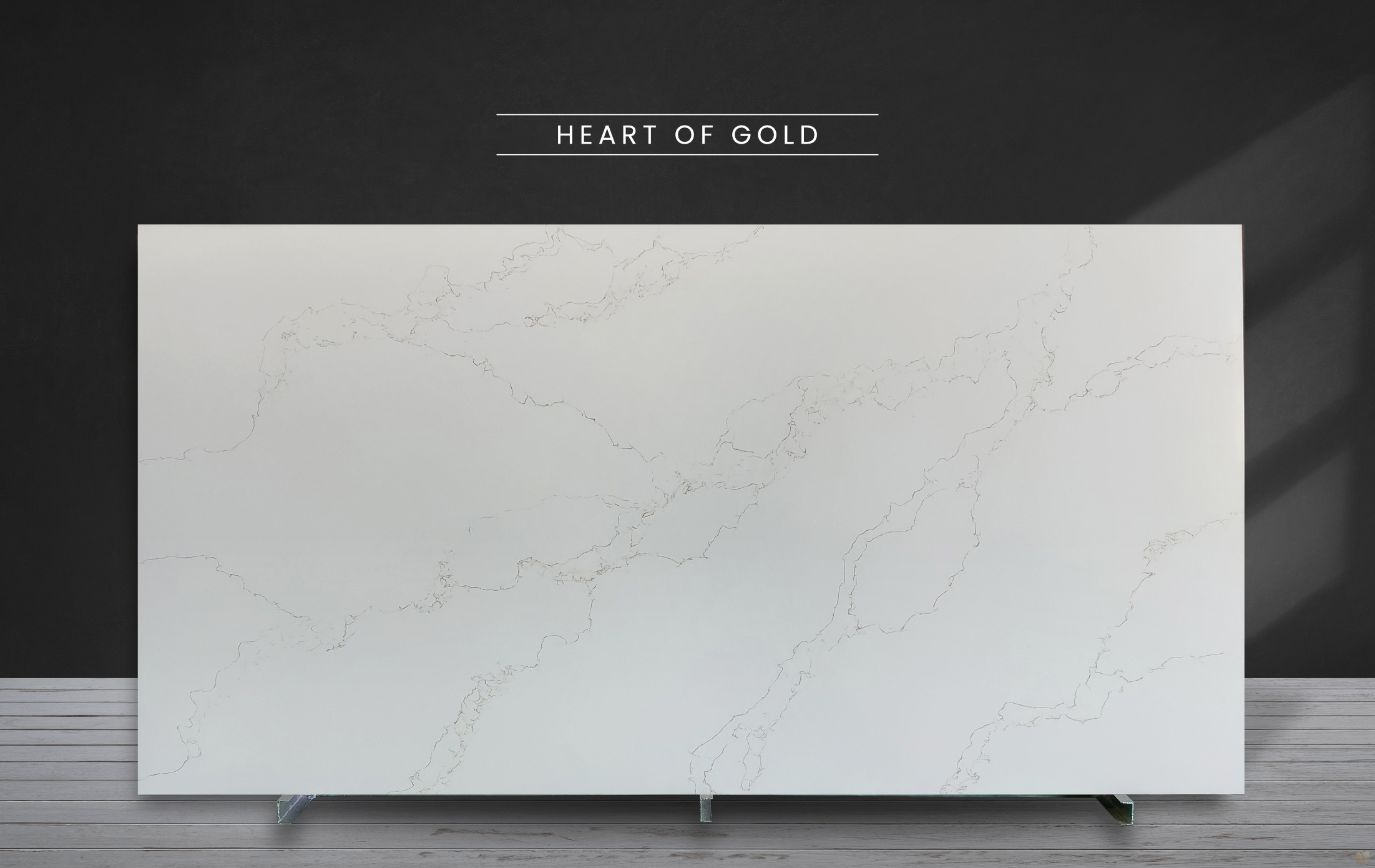 Heart of Gold 3CM Quartz Countertop Slab in Chicago