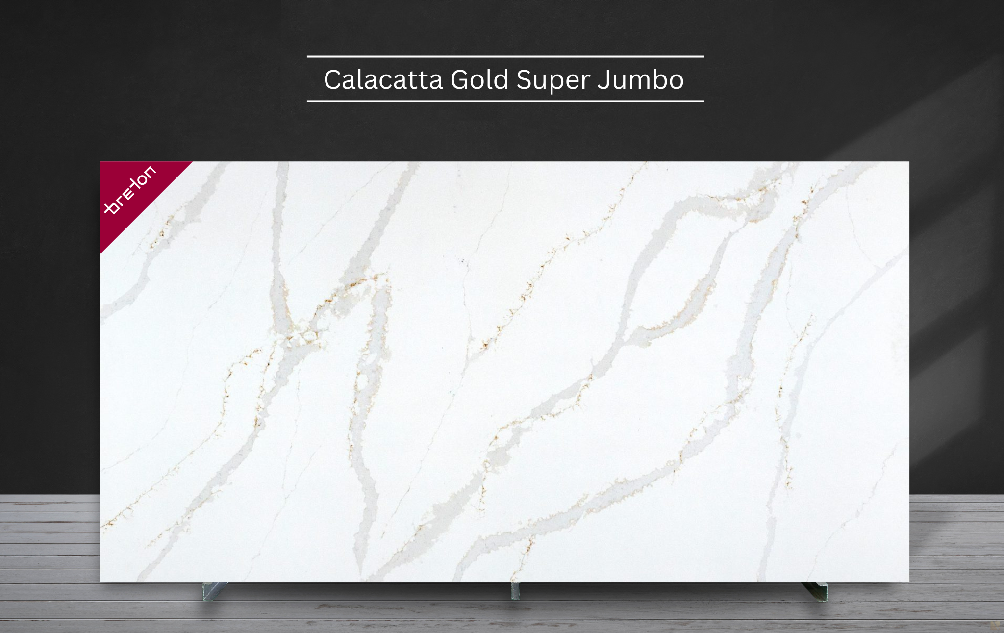 Calacatta Gold Super Jumbo VIVA 3cm Quartz Countertop Slab in Chicago