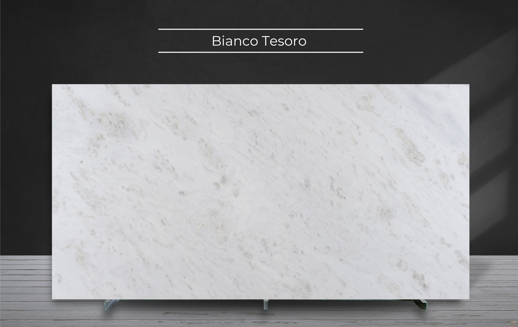 Bianco Tesoro Marble Countertop Slab in Chicago