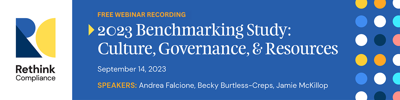 [Free Webinar Recording] 2023 Benchmarking Study: Culture, Governance ...