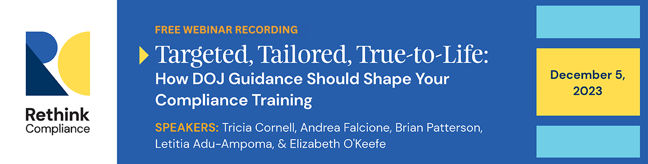 [Free Webinar Recording] Targeted, Tailored, True-to-Life: How DOJ ...