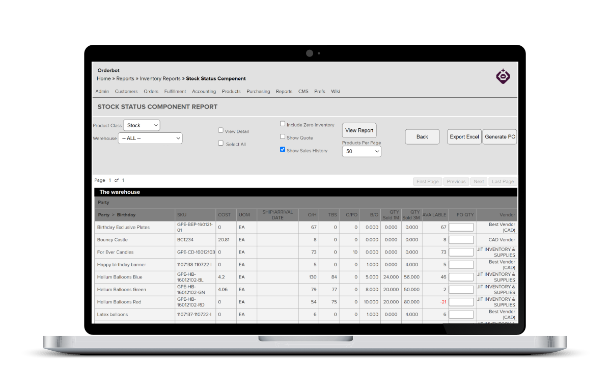 Streamlined Inventory Management