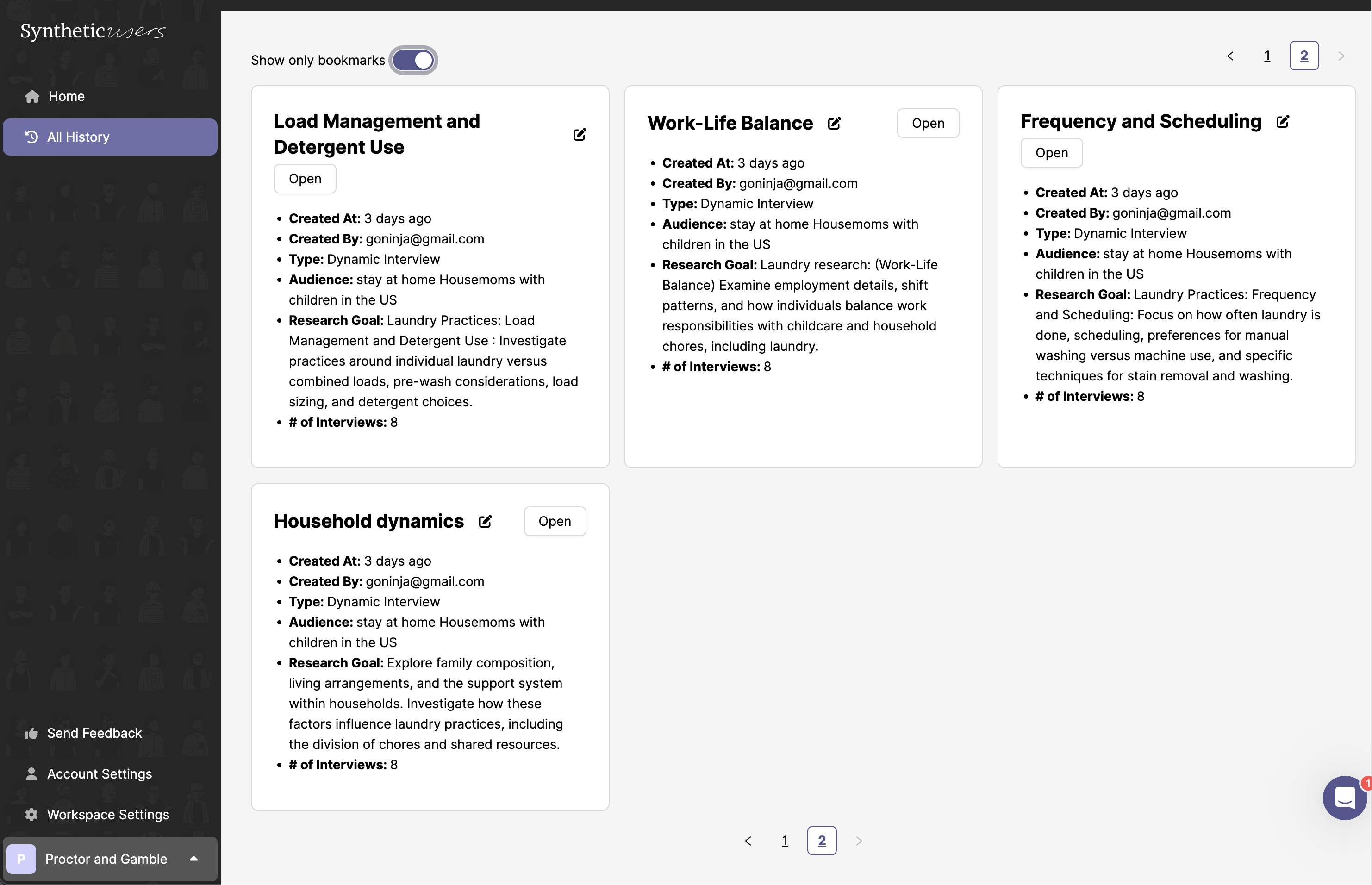 Synthetic Users Journal