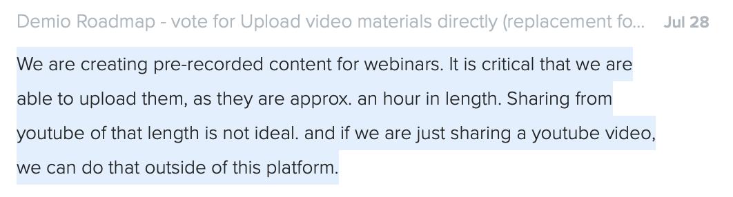 Upload & Share Videos on a Live Webinar with Ease ?? | Demio Blog