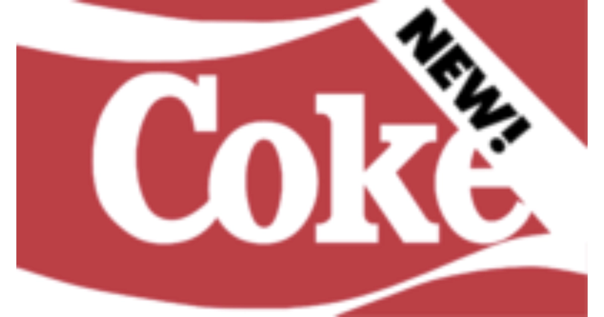 The New Coke Failure And The Reintroduction Of Coca-Cola Classic