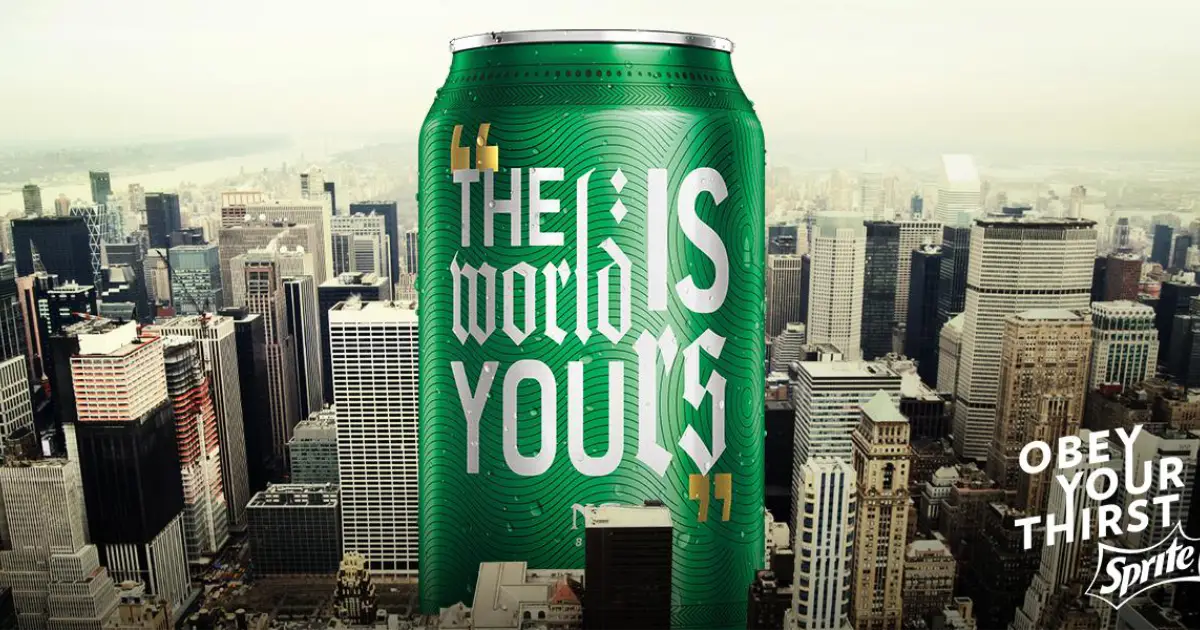 The Untold Story Of Sprite's "Obey Your Thirst" Slogan