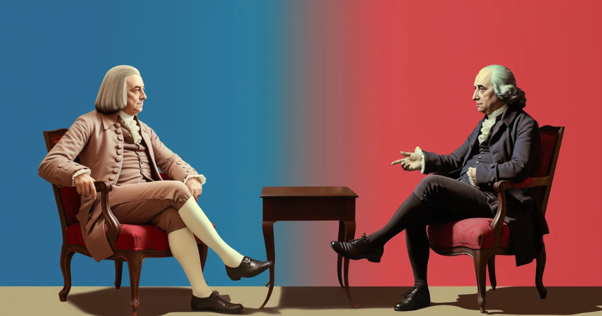 The Love Hate Relationship of John Adam & Benjamin Franklin