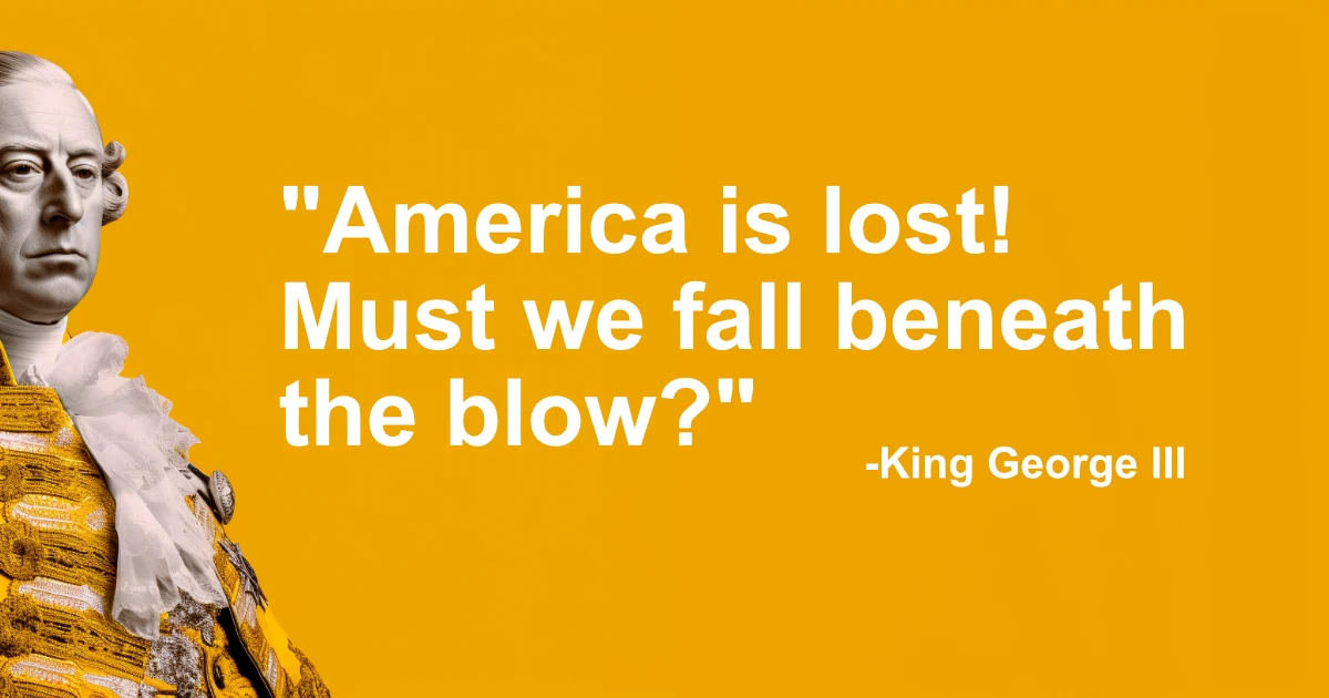 14 King George III Quotes