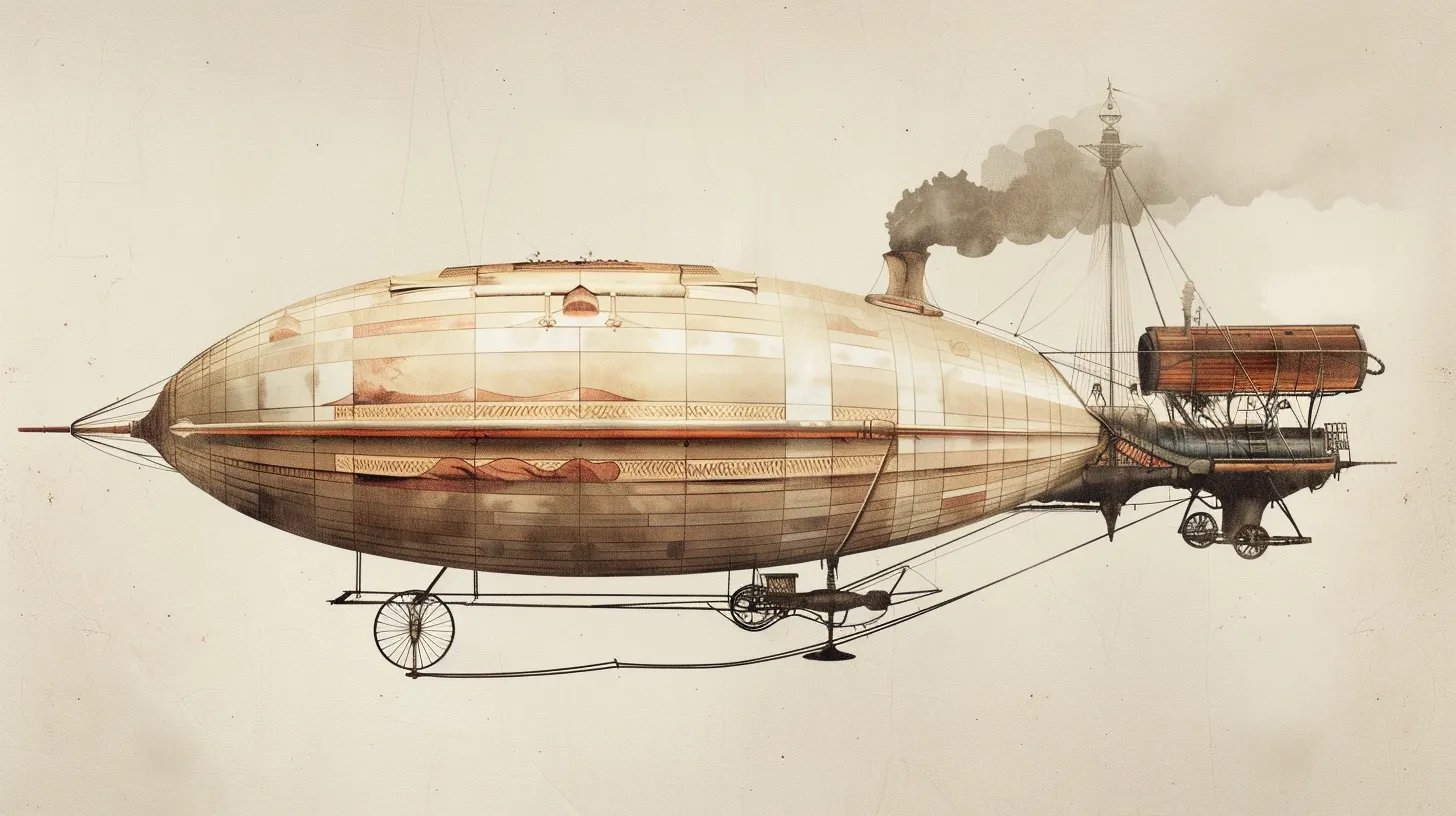 Henri Giffard & The First Steam Powered Airship