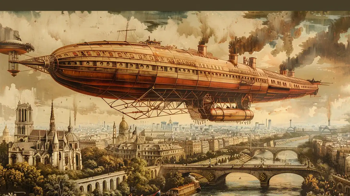 Henri Giffard & The First Steam Powered Airship