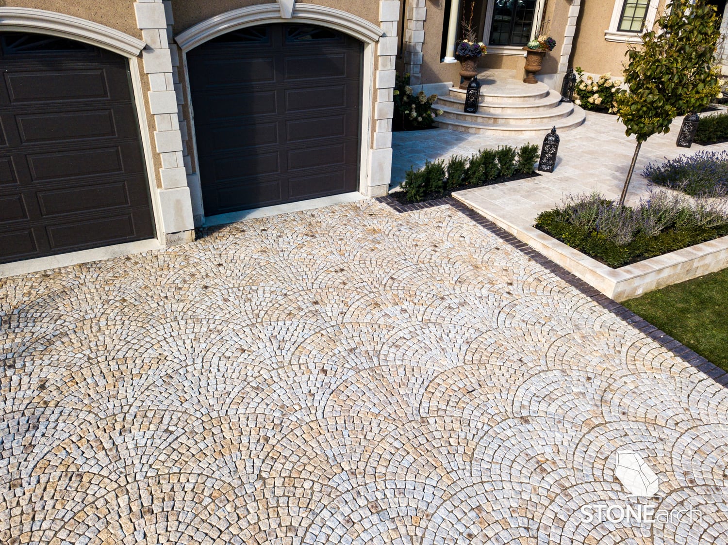 How Cobblestone Driveways Are Installed - STONEarch