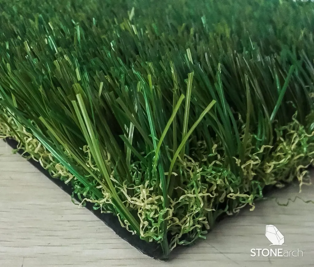 Using Artificial Turf with Natural Stone Inlay - STONEarch