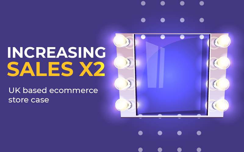 Case study: +125% to conversion rate in sales for eCommerce store of make-up mirrors