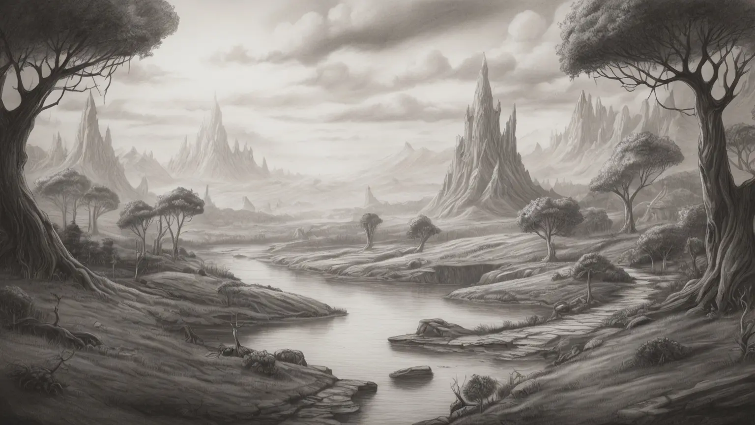 18 Easy & Beginner-friendly Landscape Drawing Ideas