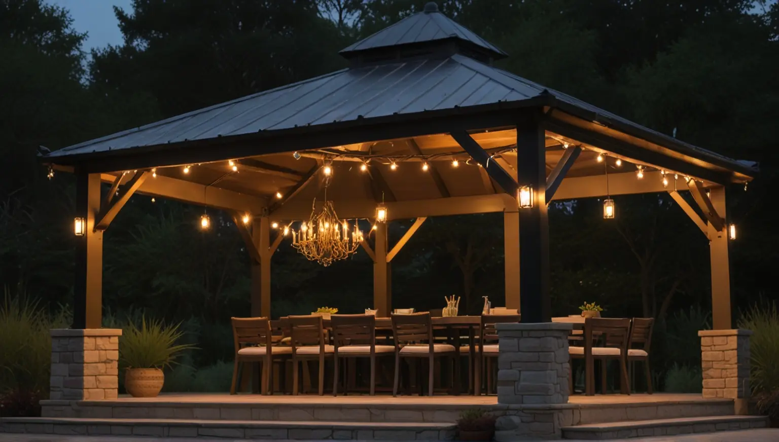 15 Best Gazebo Lighting Ideas: Illuminate Your Outdoor Sanctuary