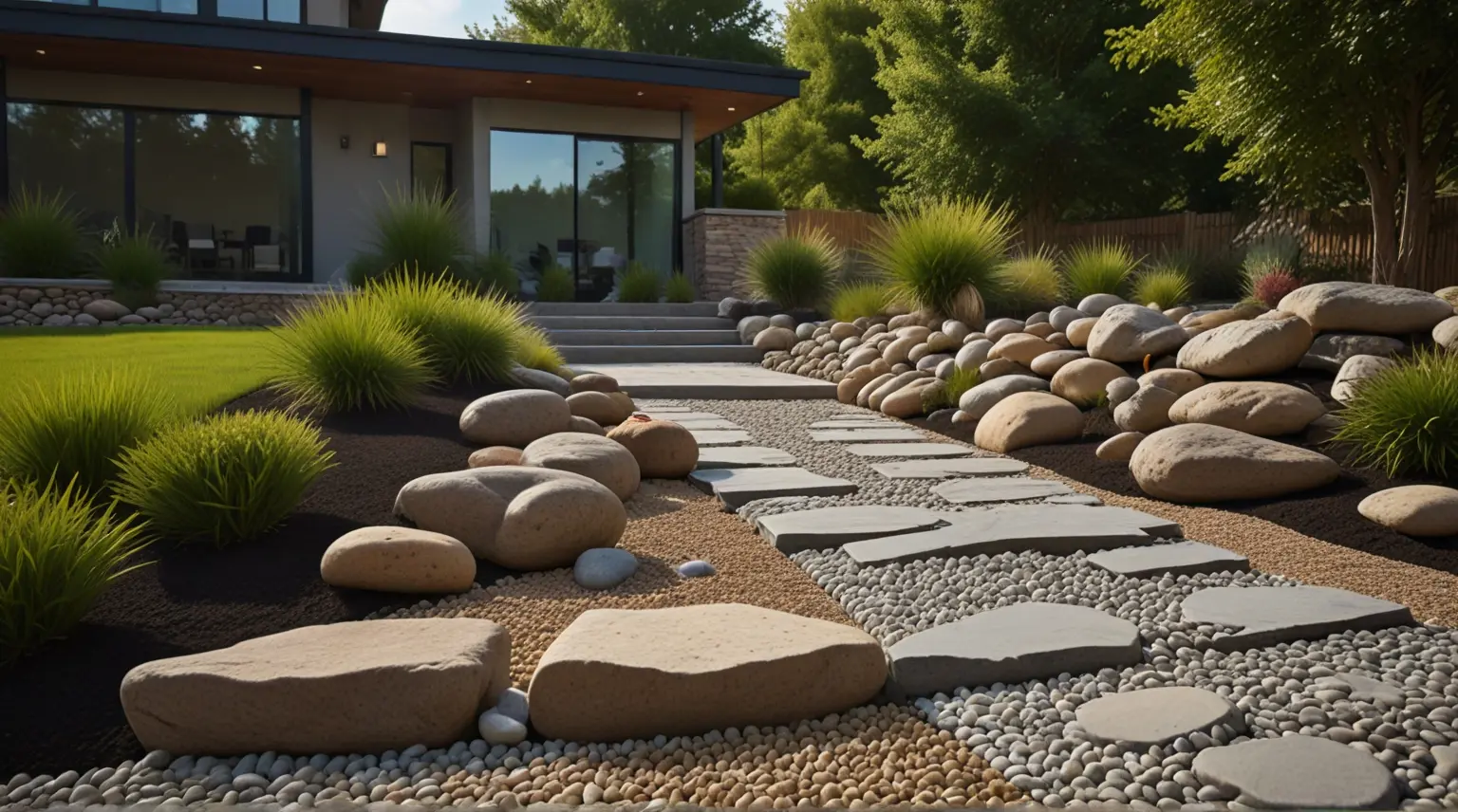 21 Best Landscape Ideas With Rocks For Your Garden