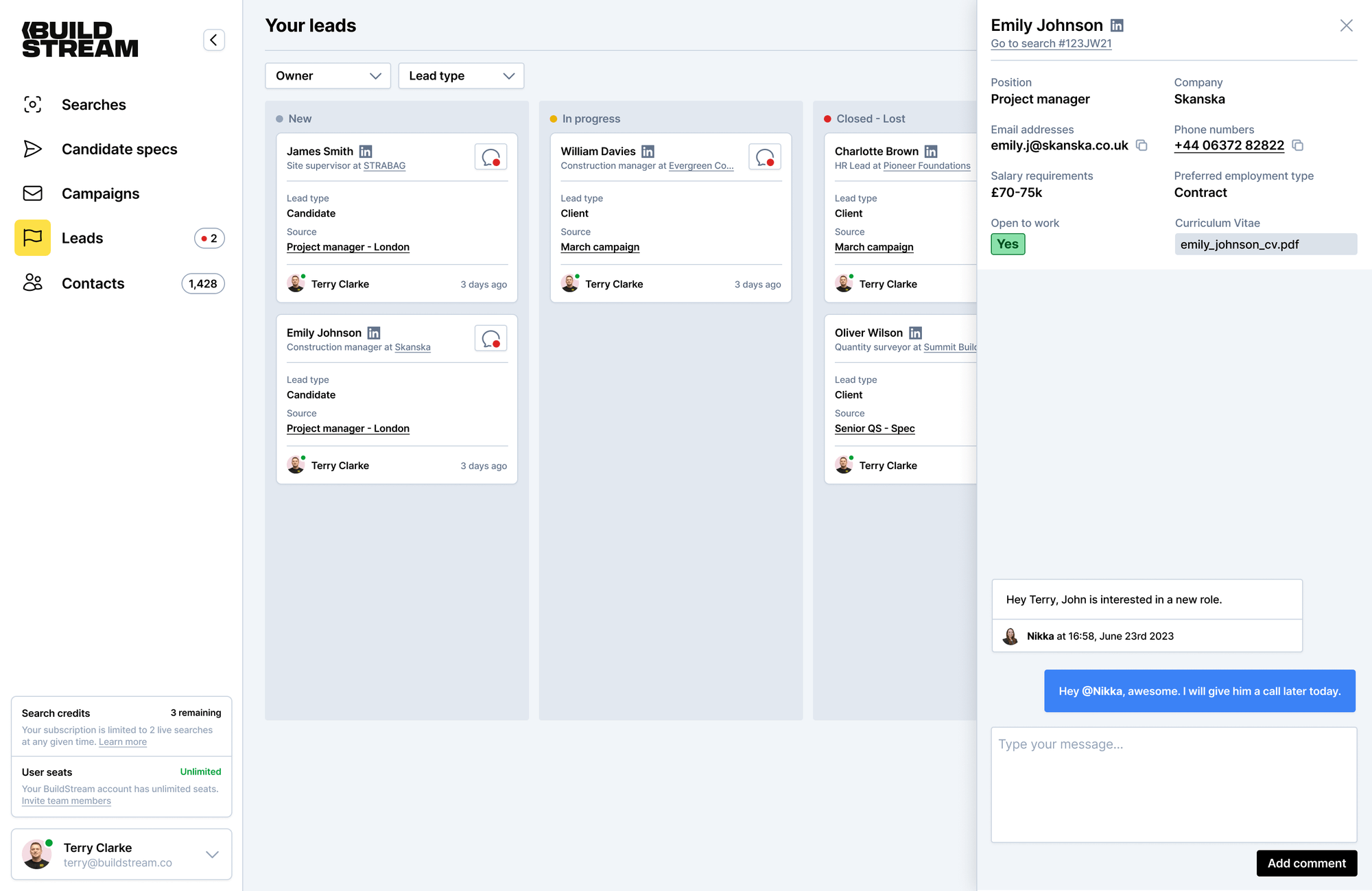 Grow your recruitment business with the best data | BuildStream