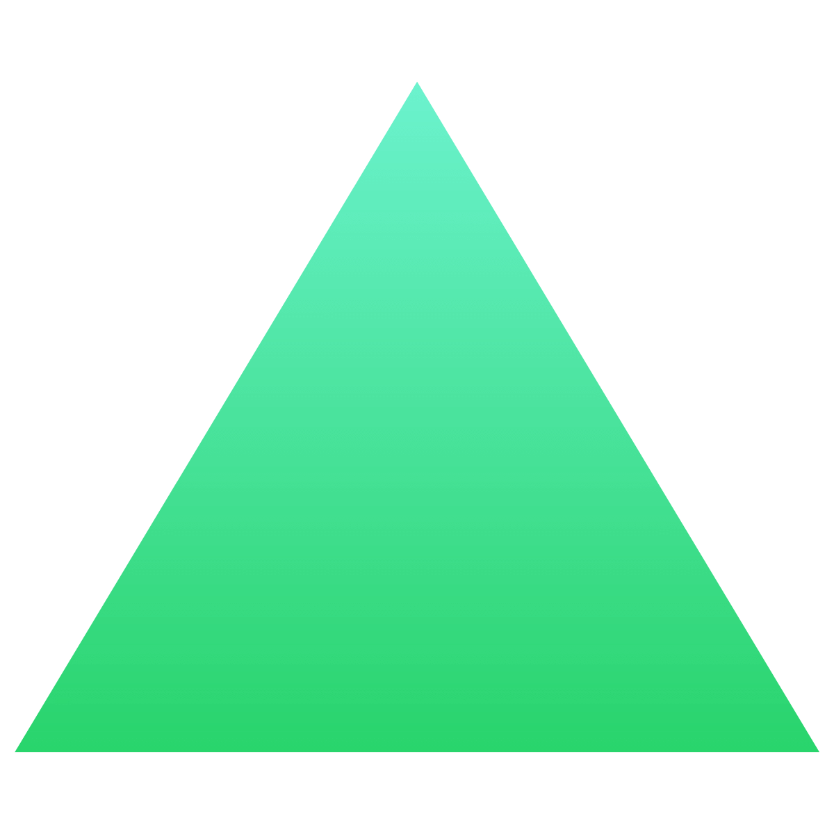 Green Triangle Png