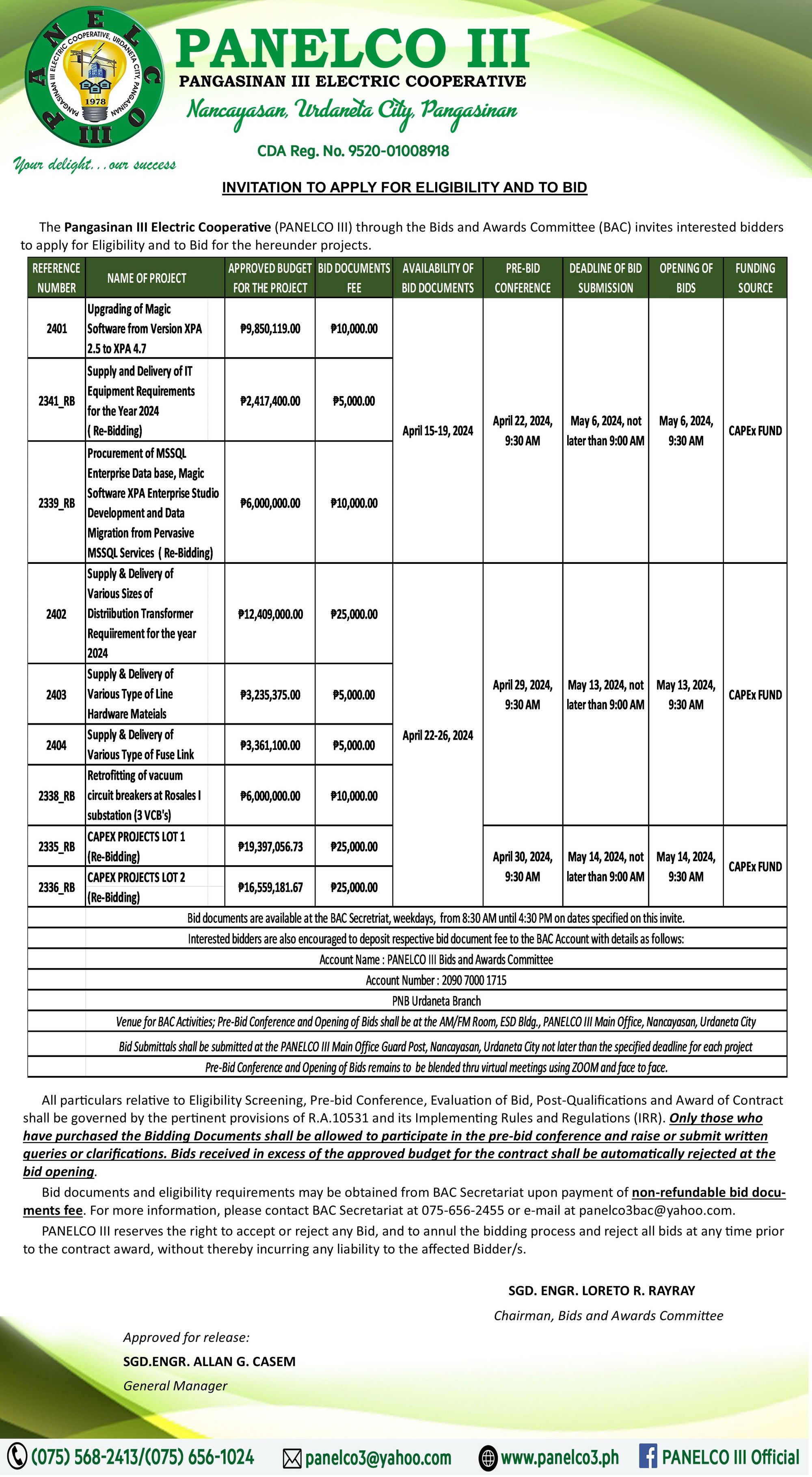 PANELCO III Official | Home