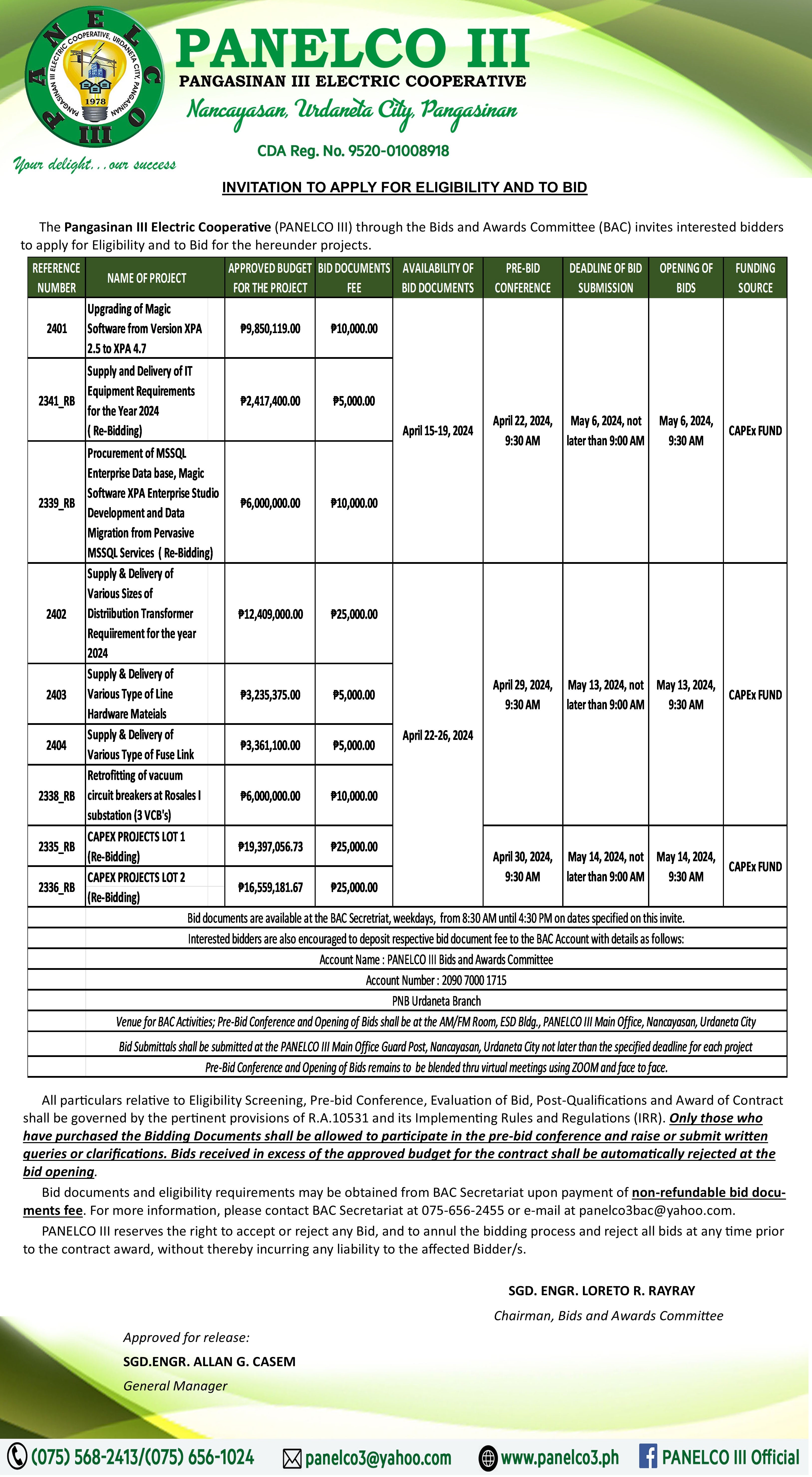 PANELCO III Official | Home