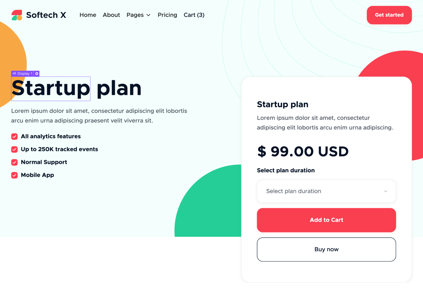Start Here - Softech X - Webflow Ecommerce website template