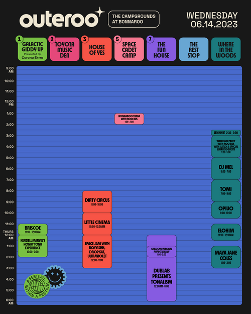 Schedule | Bonnaroo