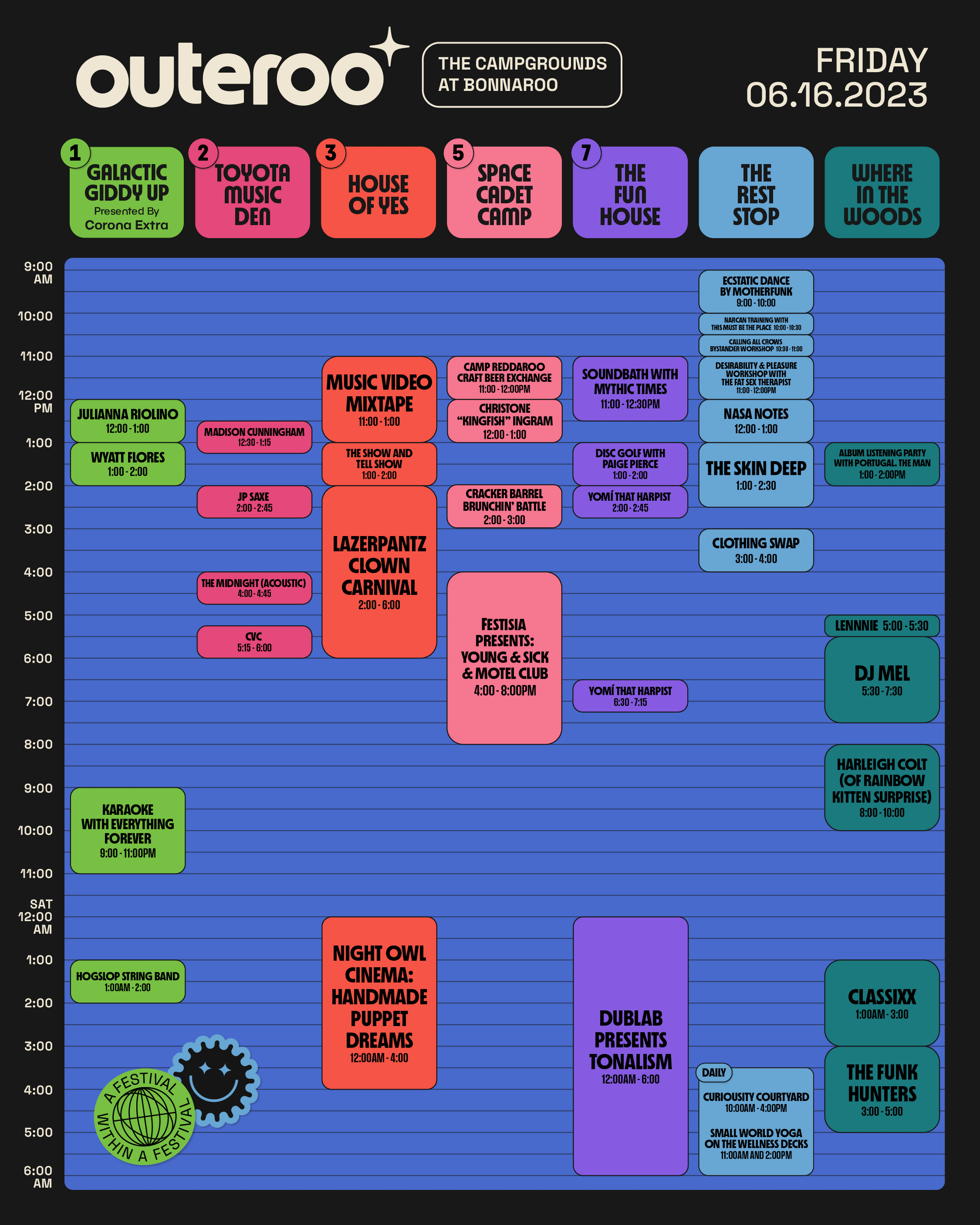 Schedule | Bonnaroo
