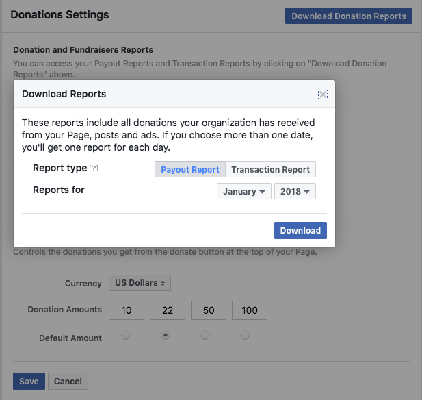 How to interpret Facebook transaction reports | GoodUnited