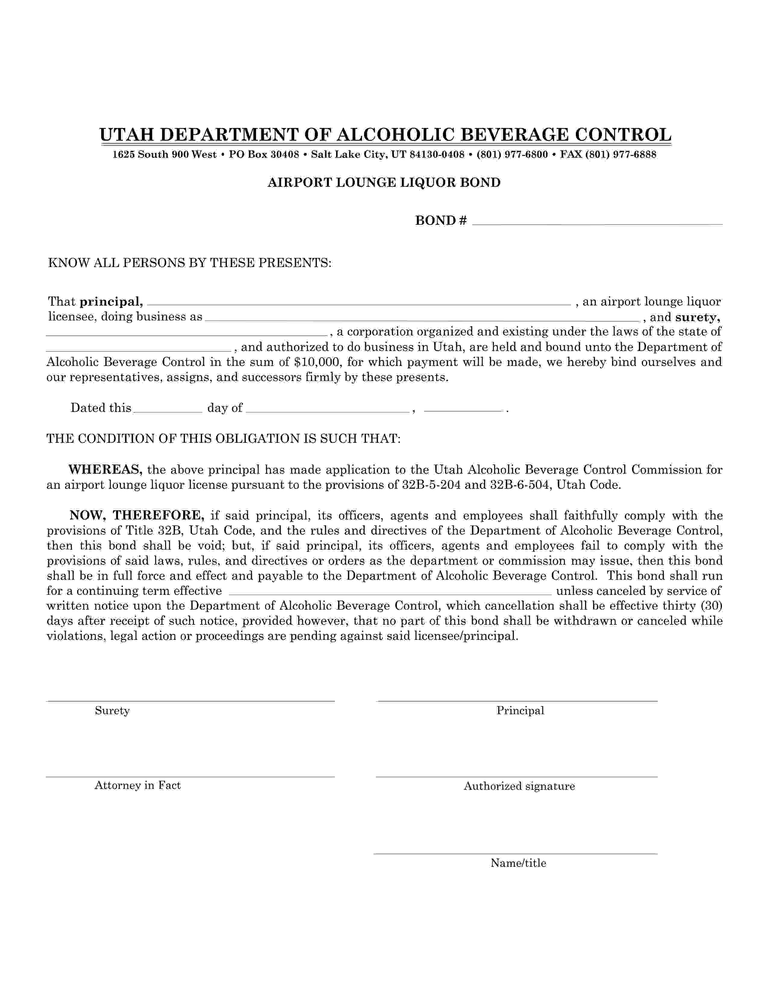 Bond List | Surety Bond Professionals