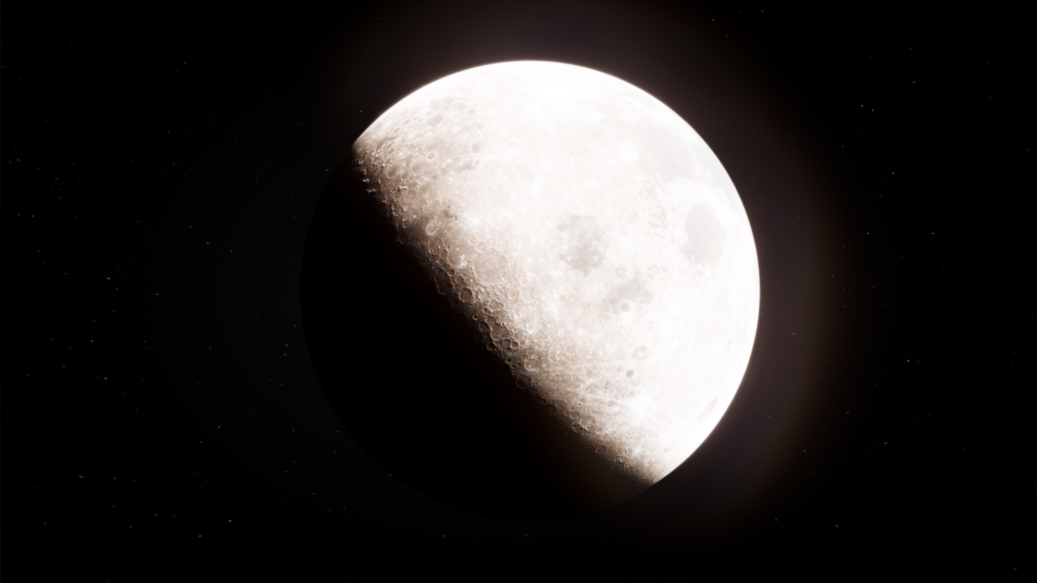 Realistically Exposed Moon renders using ACES Color Space
