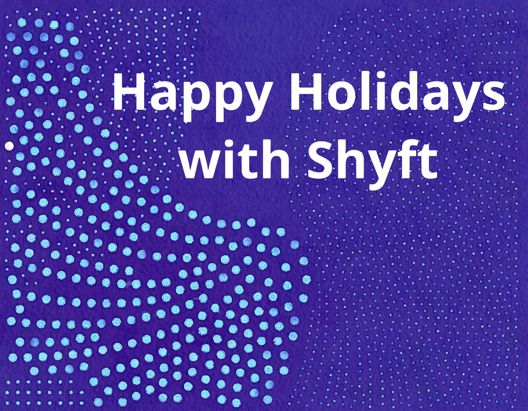 Shyft Network's Holiday Raffle - Dec 12, 2022 - Shyft Network