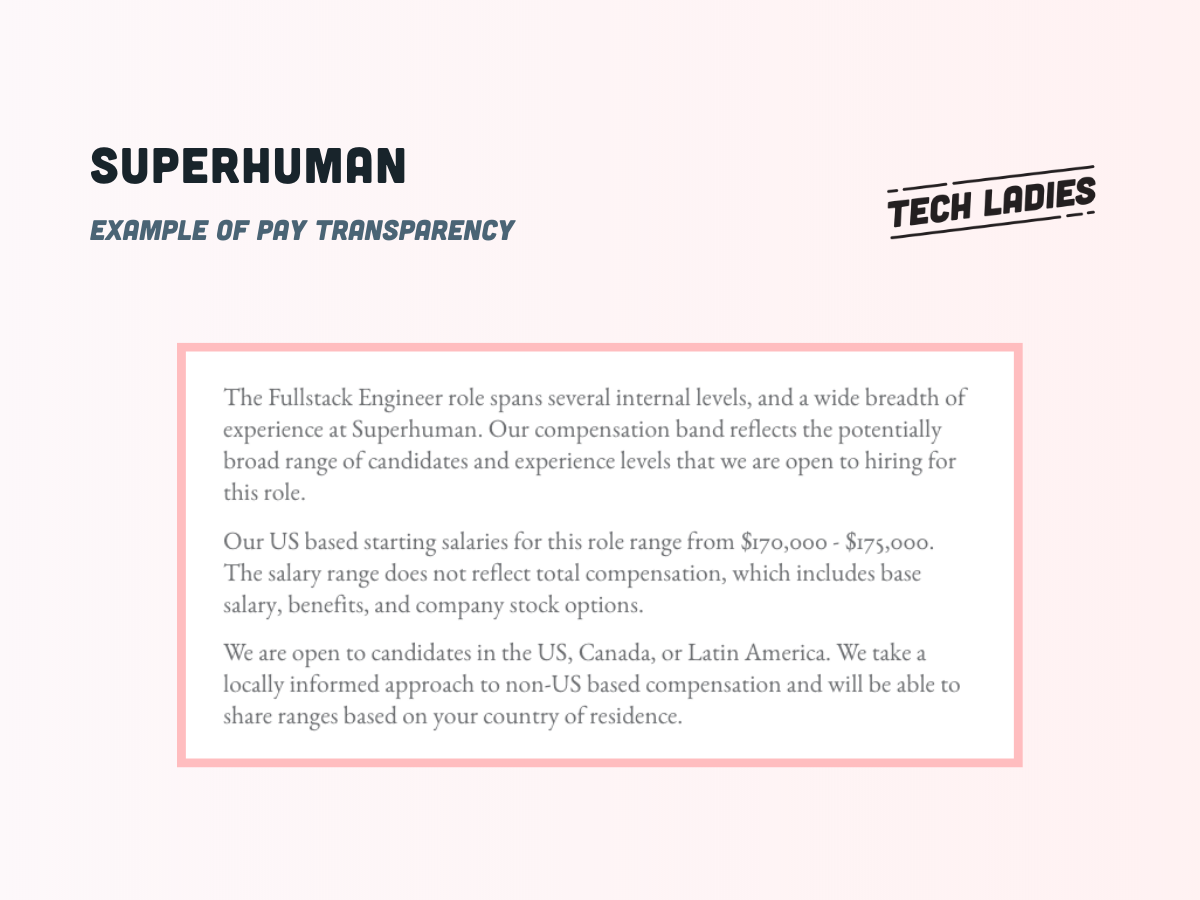 How to Include Salary Ranges in Your Job Postings | Tech Ladies Blog