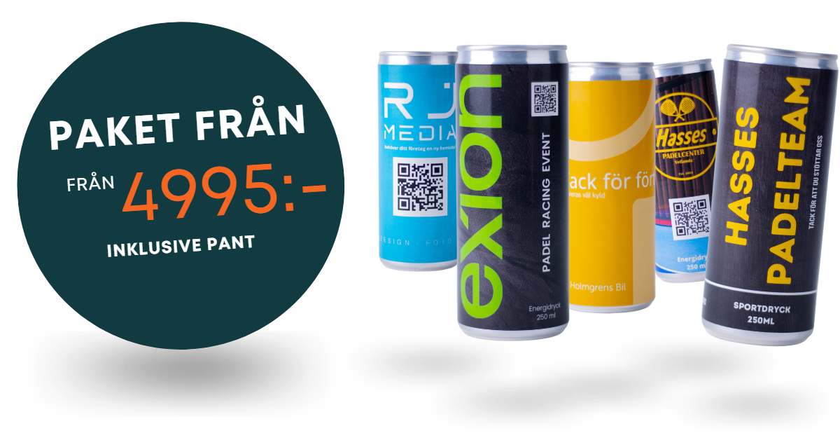 Profildrycker med eget tryck | Energybrand.se