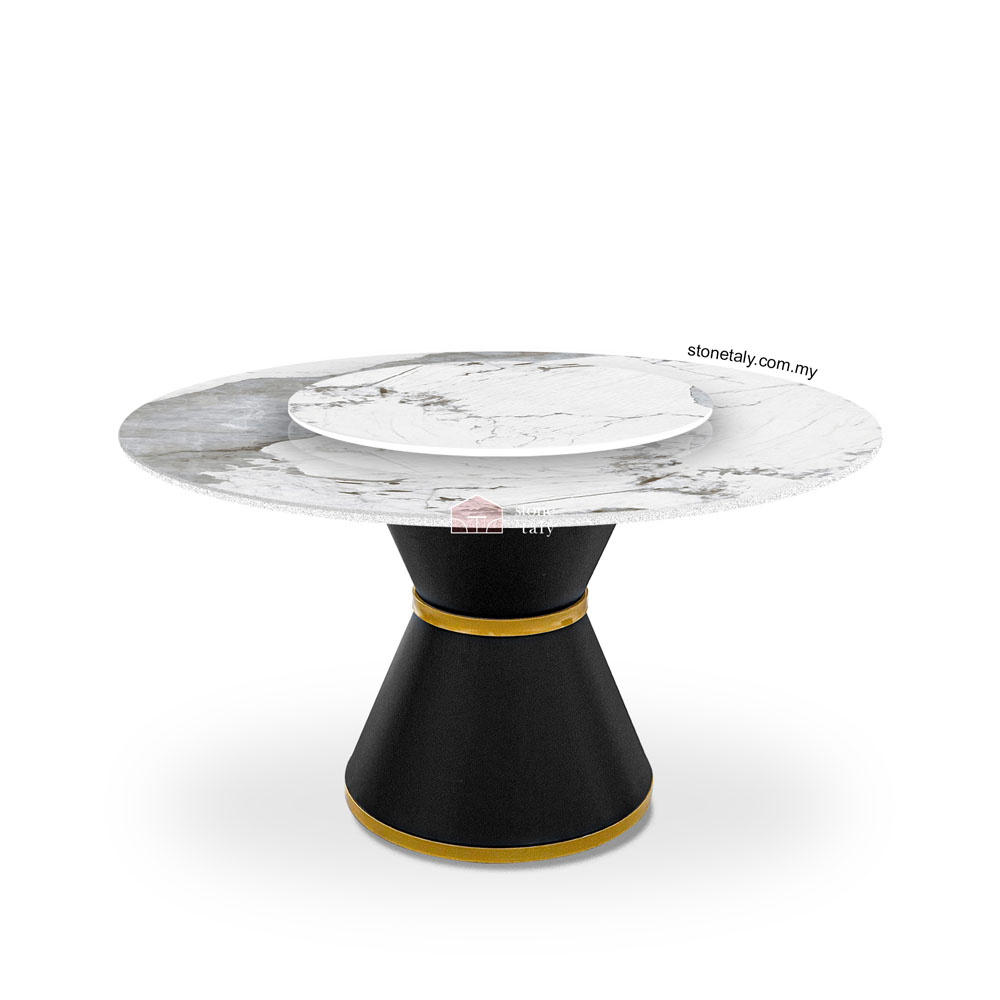 Round Sintered Stone Table | Chanel | 8 Seaters | Sol 6 to 8 seaters ...