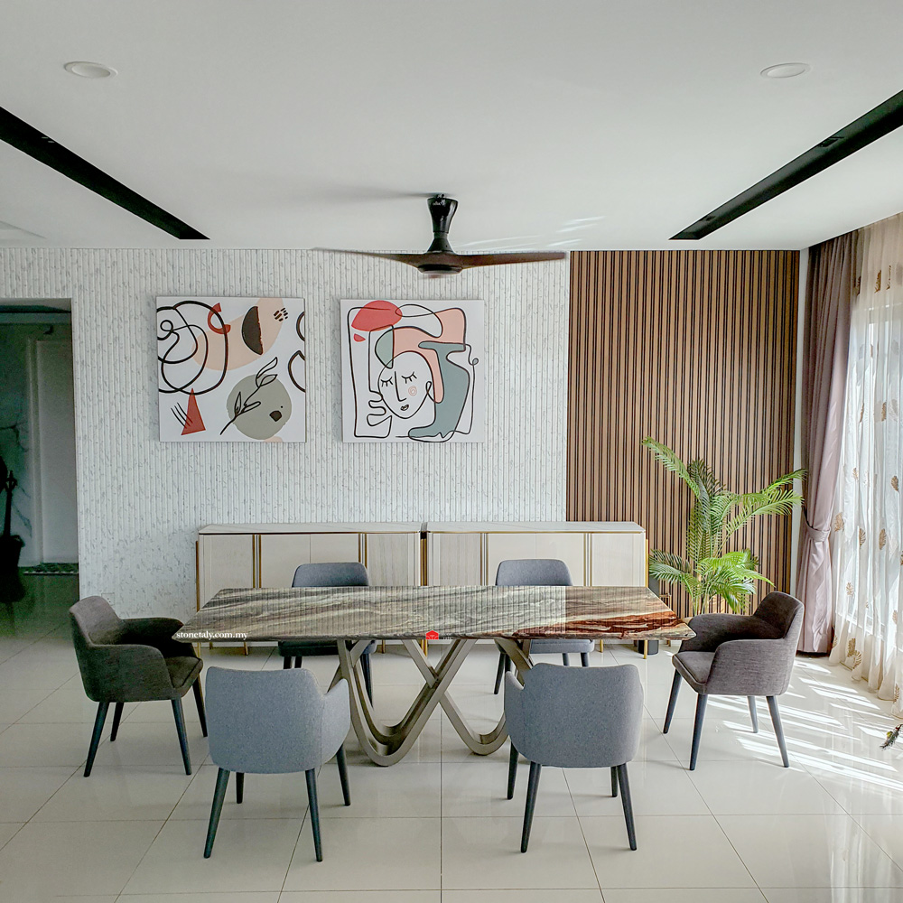 Arabescato Orobico | Rectangular Marble Table | 8 to 10 Seaters | Miles ...