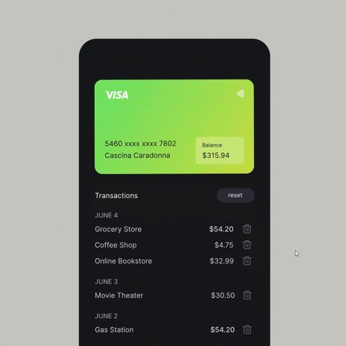 Banking UI