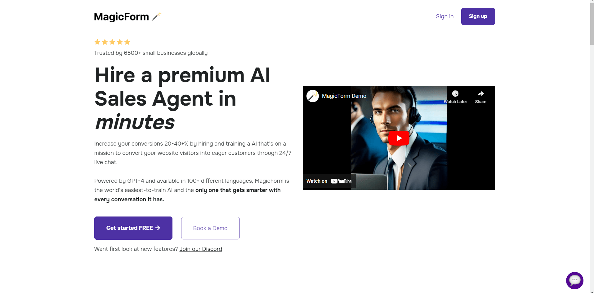 MagicForm AI - Features, Pricing & Use Cases