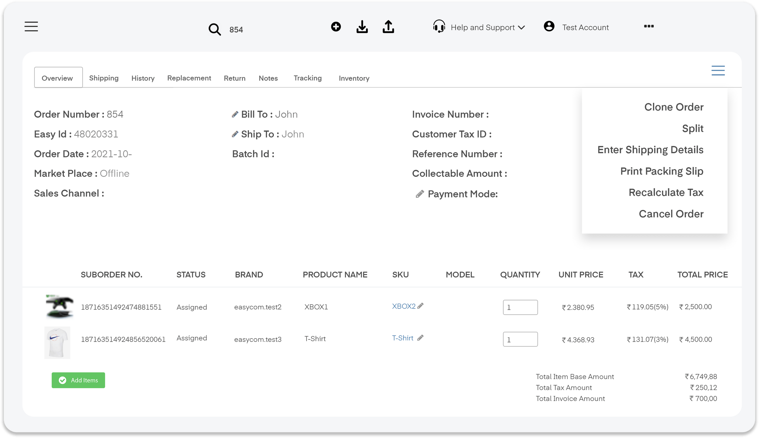 Multi Warehouse Management-EasyEcom