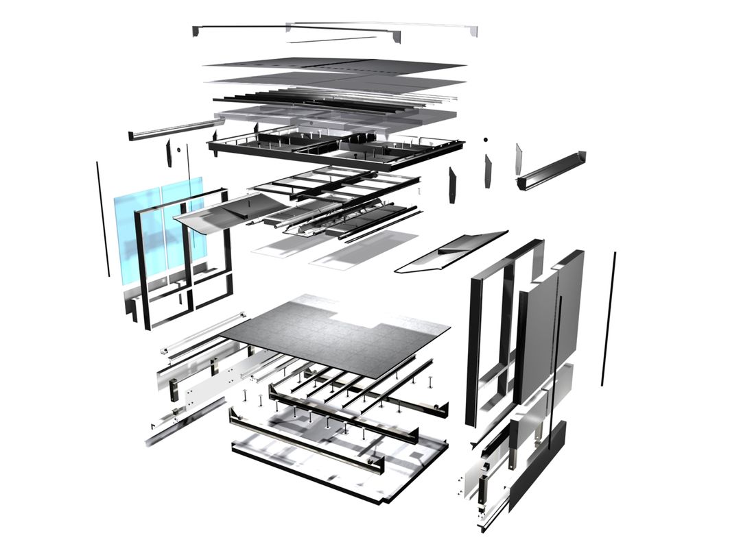 Gatwick Airport Pier 3 - Corridor Module / By Evolve Consulting Engineers