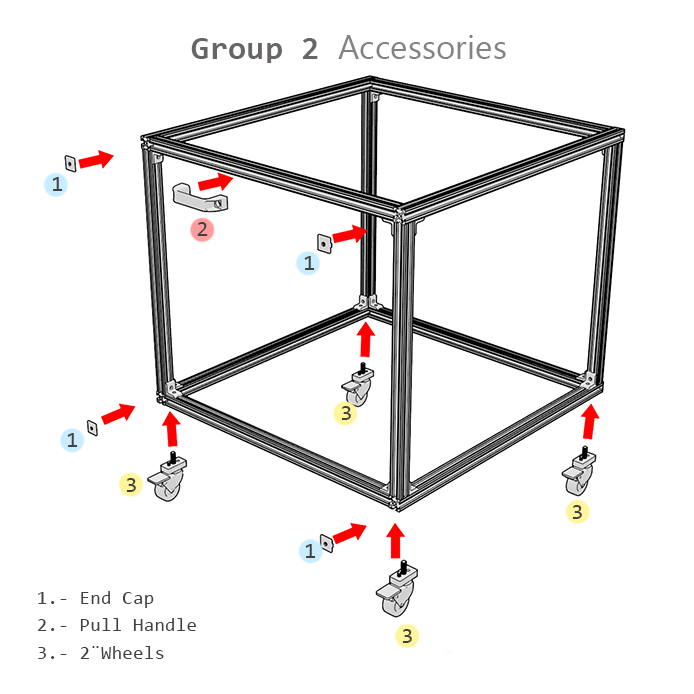 Build Your Own Aluminum Small Cart with 8020