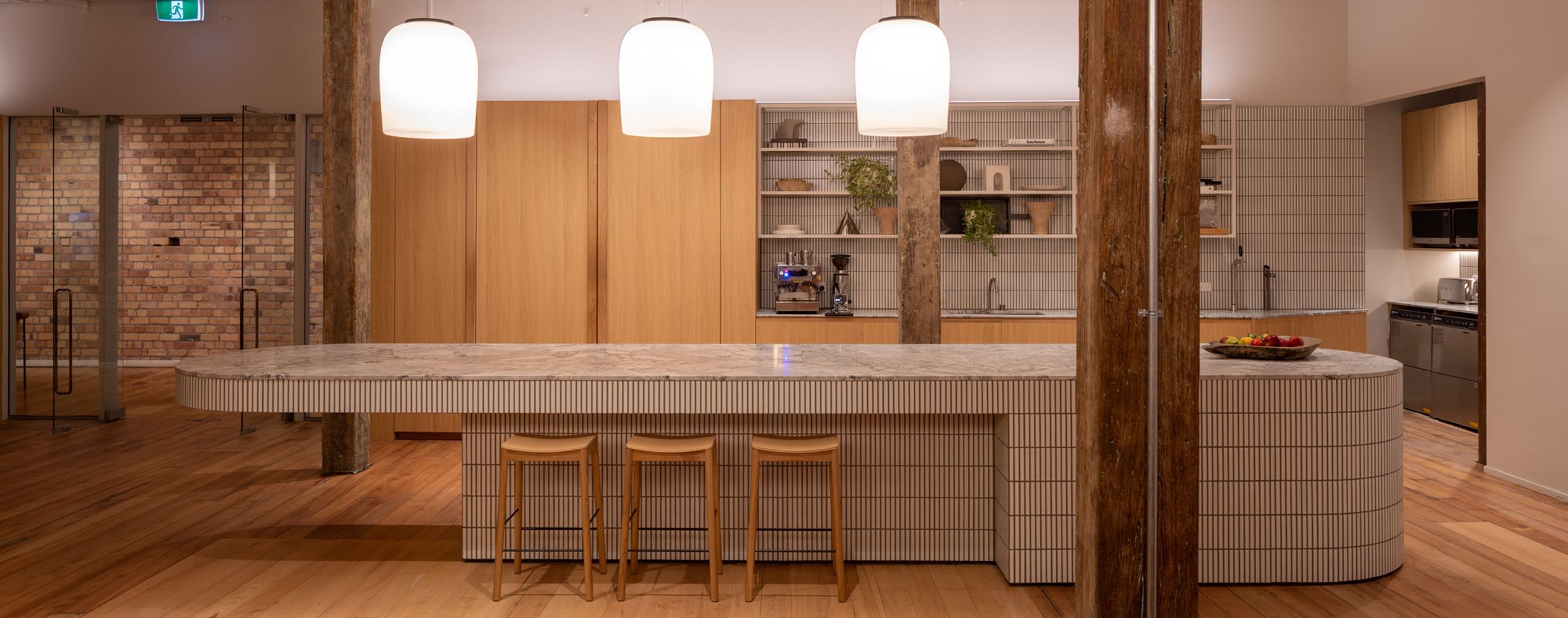 Textile Loft Office - VidaSpace | Natural Oak Timber Veneers