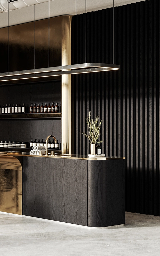 Raven Oak - VidaSpace | Prefinished TImber Veneer Panels