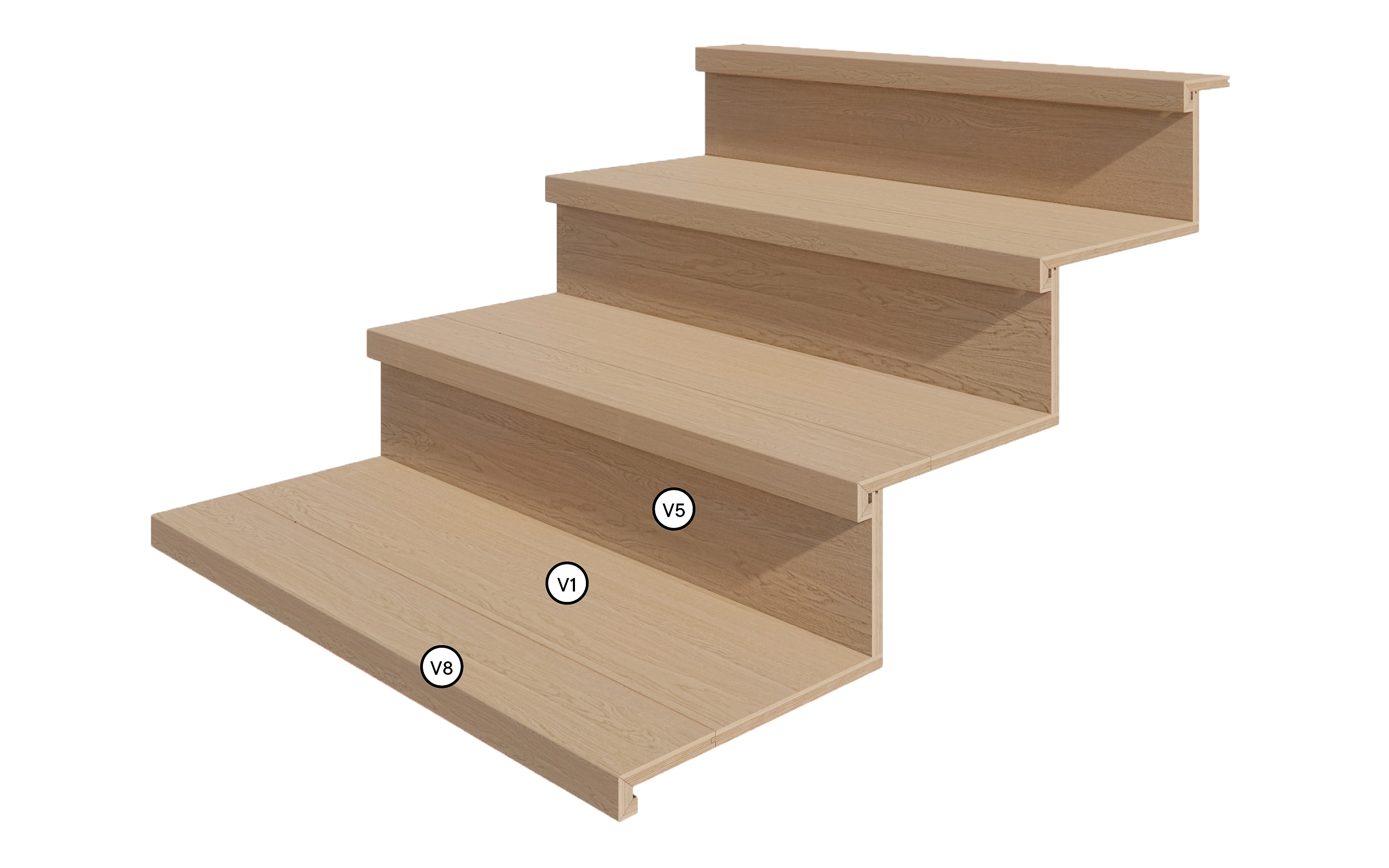 The Classic Square - VidaSpace | Timber Stair Styles