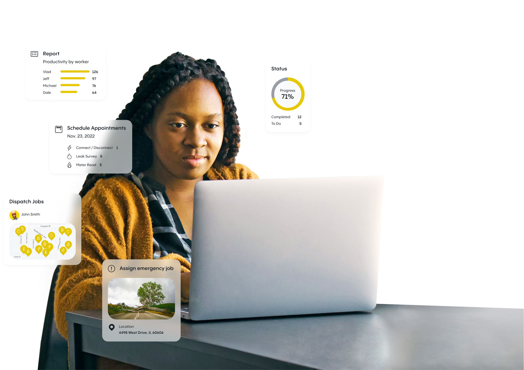 Manage fieldwork & all infrastructure assets • Fieldman