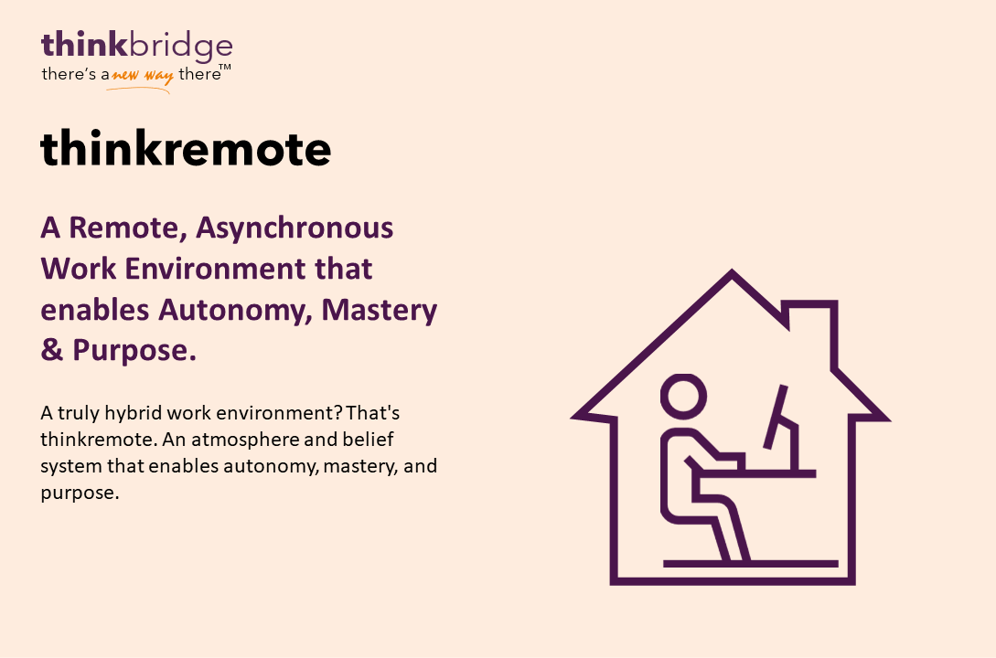 thinkremote - A Remote, Asynchronous Work Environment
