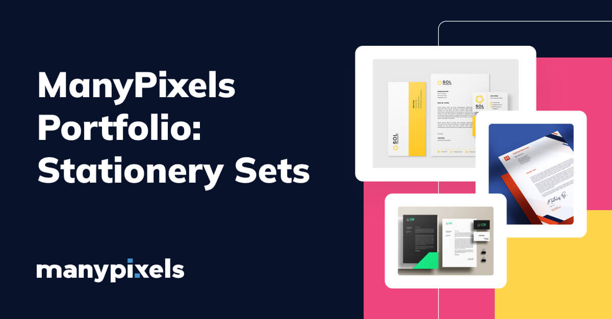 Our Work | Stationery Sets | ManyPixels Portfolio