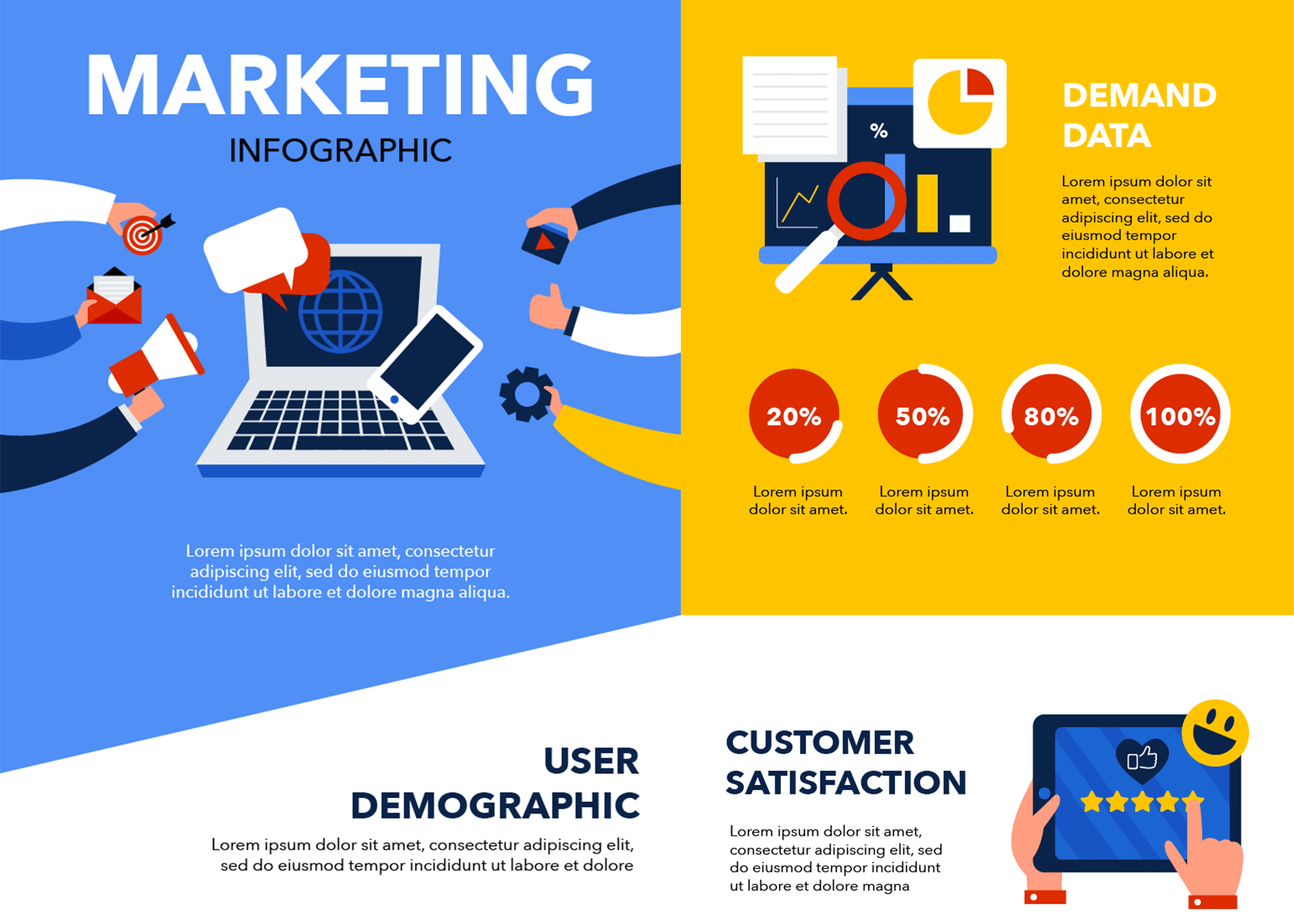 Our Work | Infographics | ManyPixels Portfolio