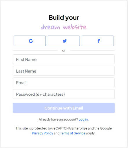 Online Registration Form Design