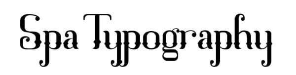 20 Relaxing Fonts to Use in Spa Branding Designs