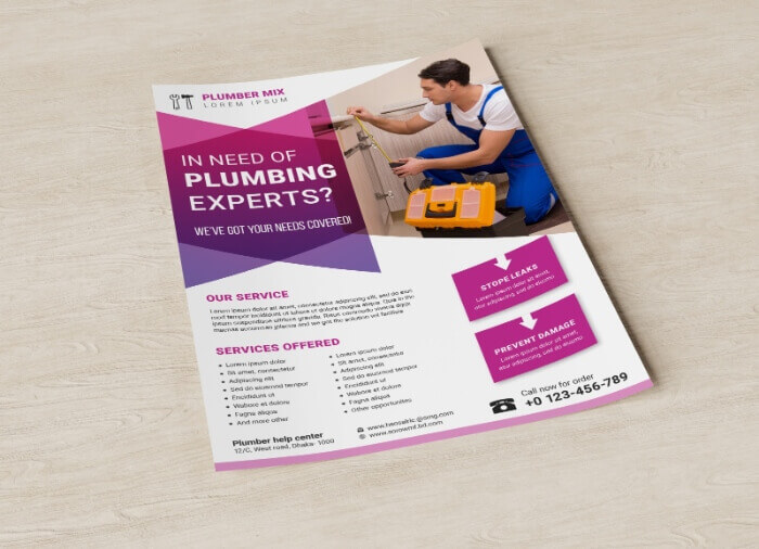 14 Great Flyer Examples for Your Plumbing Business